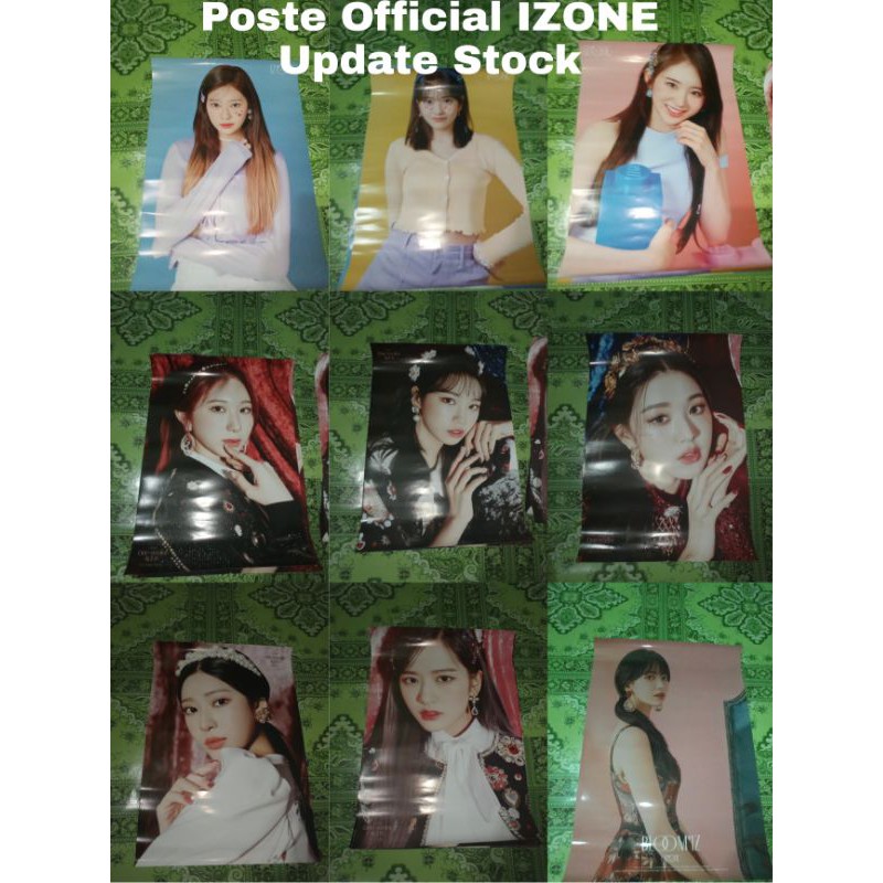 Official Poster IZONE/IZ*One One Reeler, Oneiric Diary, Bloom*IZ Sakura, Wony, Chaewon, Minju ...