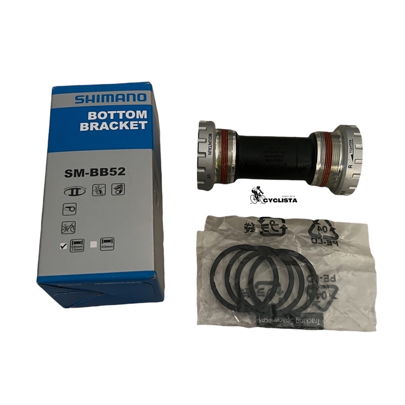 SHIMANO SM-BB52 68/73MM MTB Threaded Bottom Bracket | Shopee Philippines