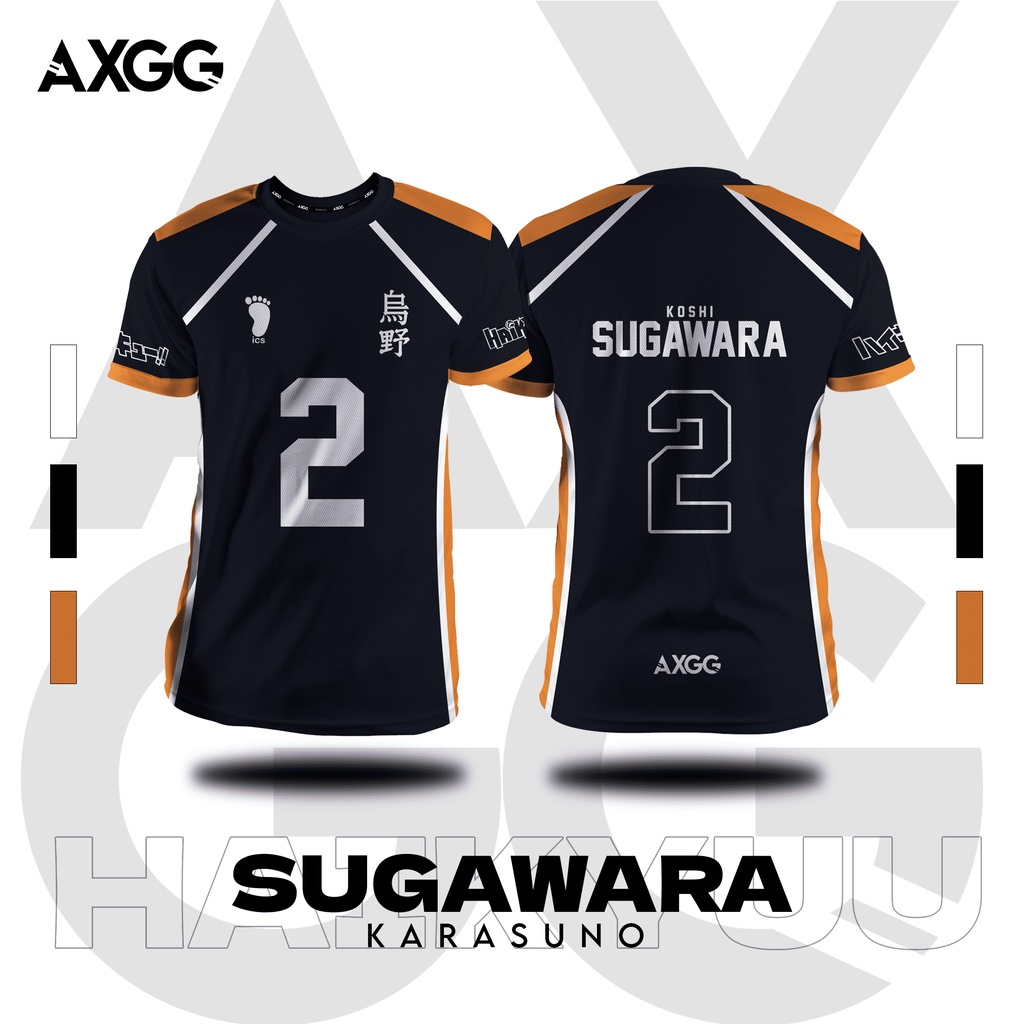 AXGG ' Haikyuu Karasuno - Sugawara ' Anime Shirt | Shopee Philippines