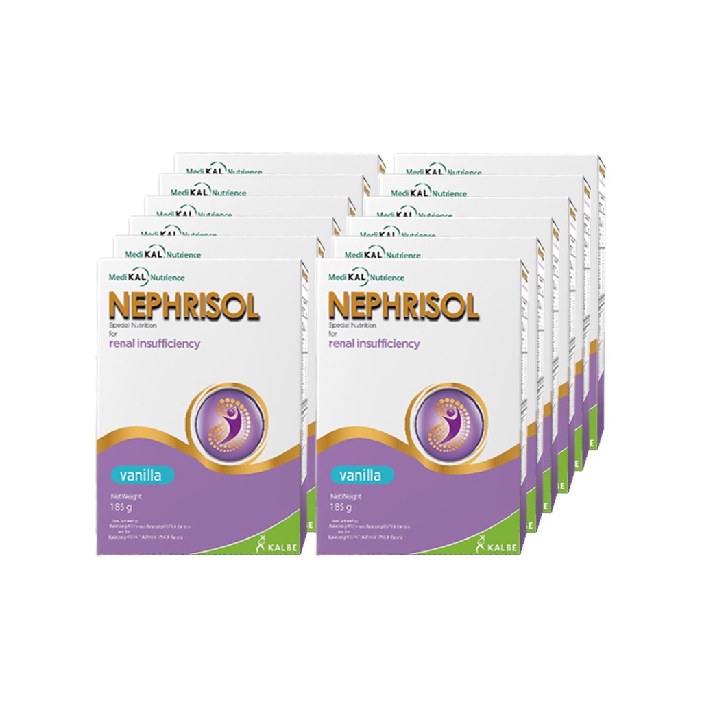 Nephrisol Vanilla 185 grams Low Protein Milk 12 x 185 grams | Shopee ...