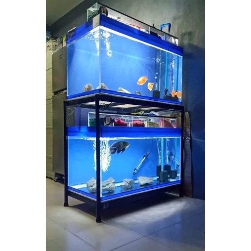 50 gal gallons aquarium fish tank with dual stand / accessories ...