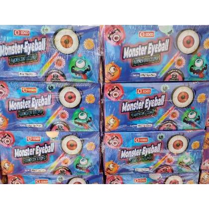 20 PIECES MONSTER EYEBALL FLUORESCENT LOLLIPOP! | Shopee Philippines