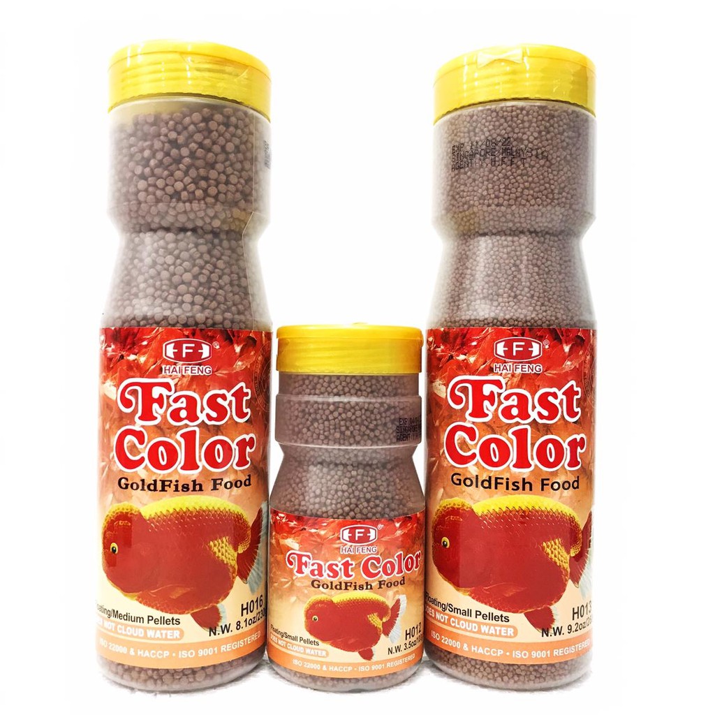 HAI FENG Fast Colour Goldfish Food - 230G/100G | Shopee Philippines