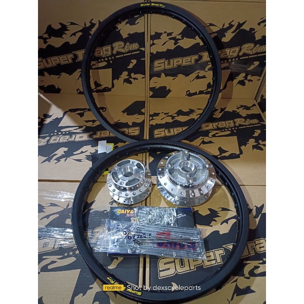 RIM SET FOR SNIPER MX 135 SUPER DRAG RIM (THAILAND) | Shopee Philippines