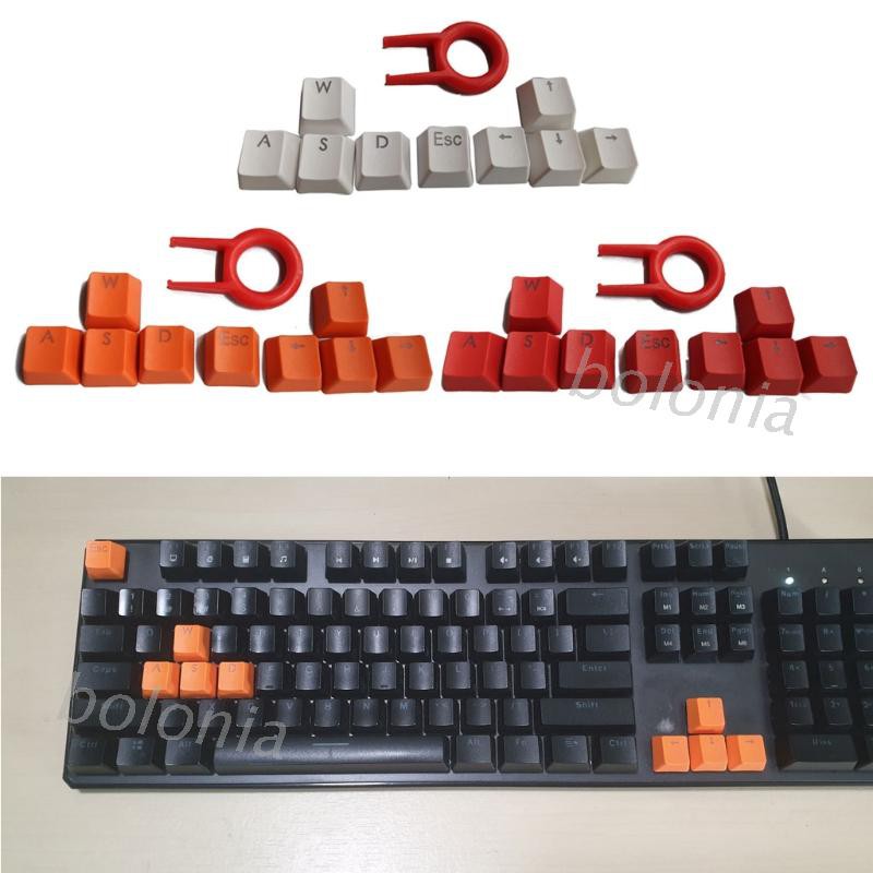 9 Keys PBT Backlit Keycaps WASD/ESC/Direction With Key Cap Puller For ...