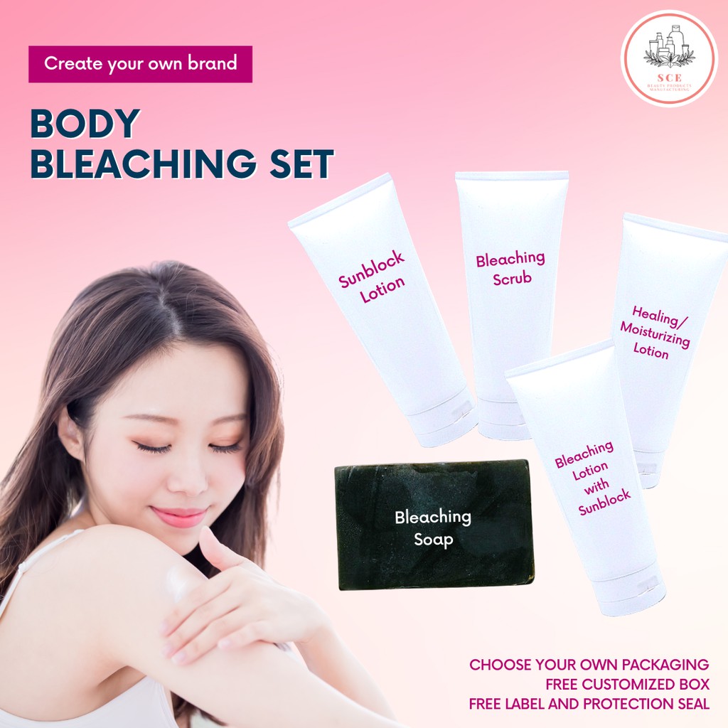 sce BODY BLEACHING SET - REBRANDING / Create your own brand! | Shopee ...