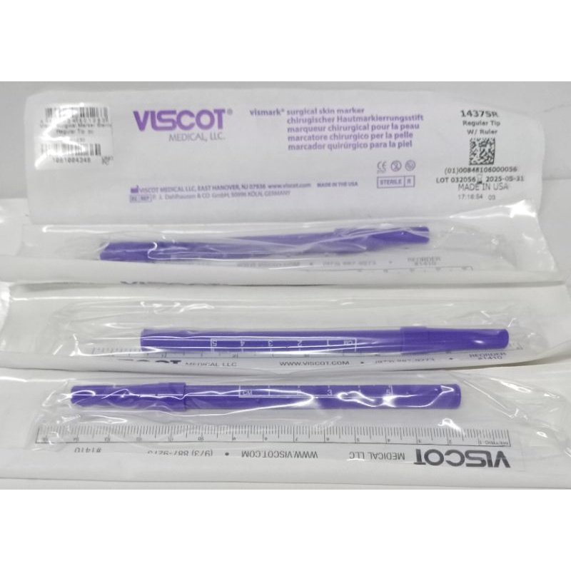 Surgical Skin Marker w/ ruler (Viscot made in USA) | Shopee Philippines