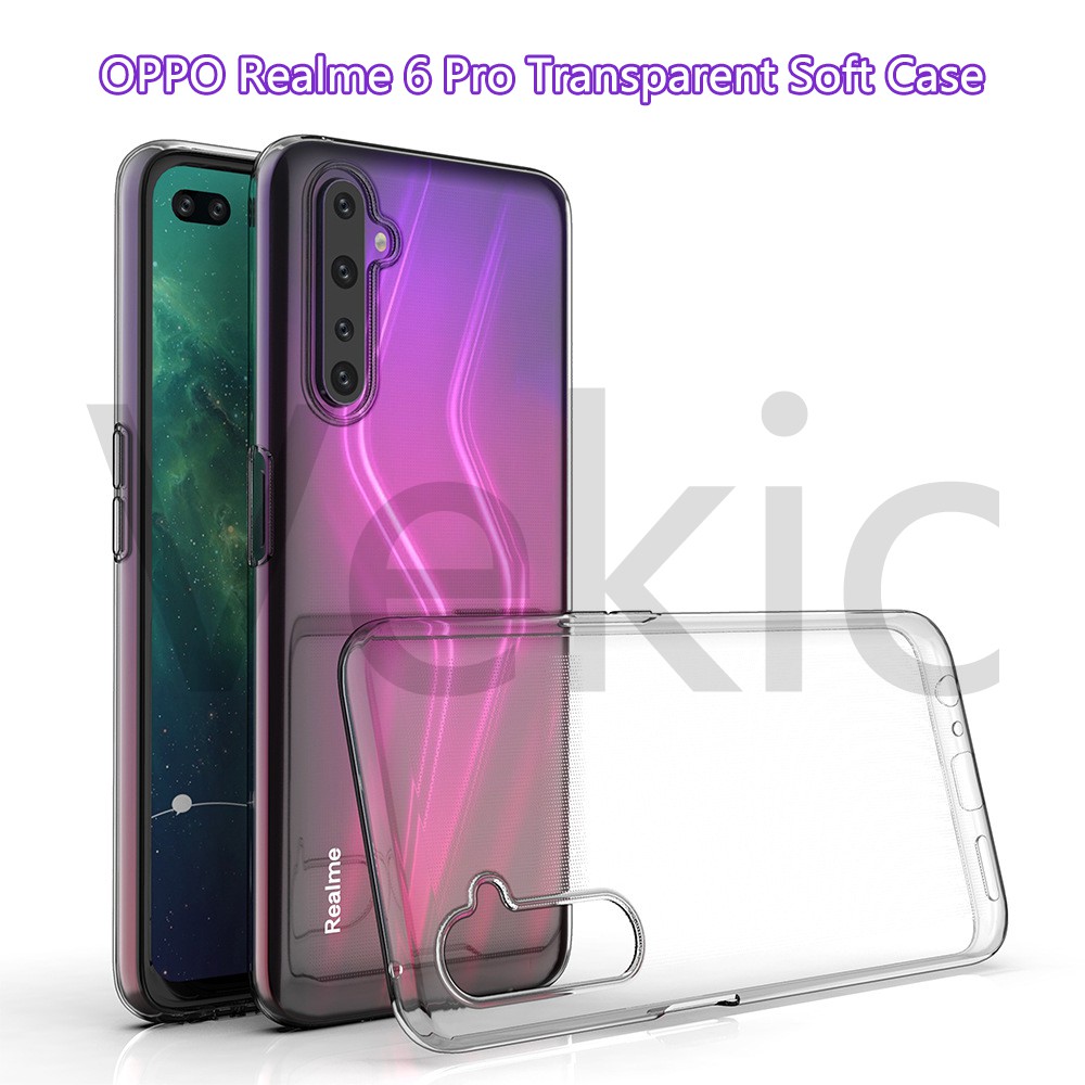 Realme 6 Pro / Realme 6 transparent all inclusive anti falling soft ...
