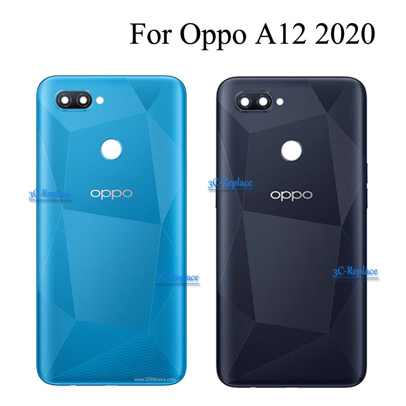 Original NEW 6.22inch For Oppo A12 2020 Back Battery Cover Door Housing ...