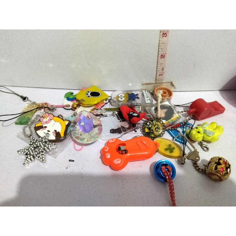 Preloved assorted keychains and phone charms | Shopee Philippines