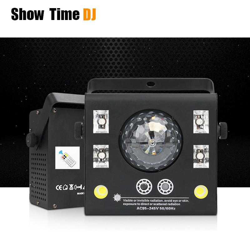 Mini Led Remote Control Party Light Dj Laser UV Strobe Led Crystal ...