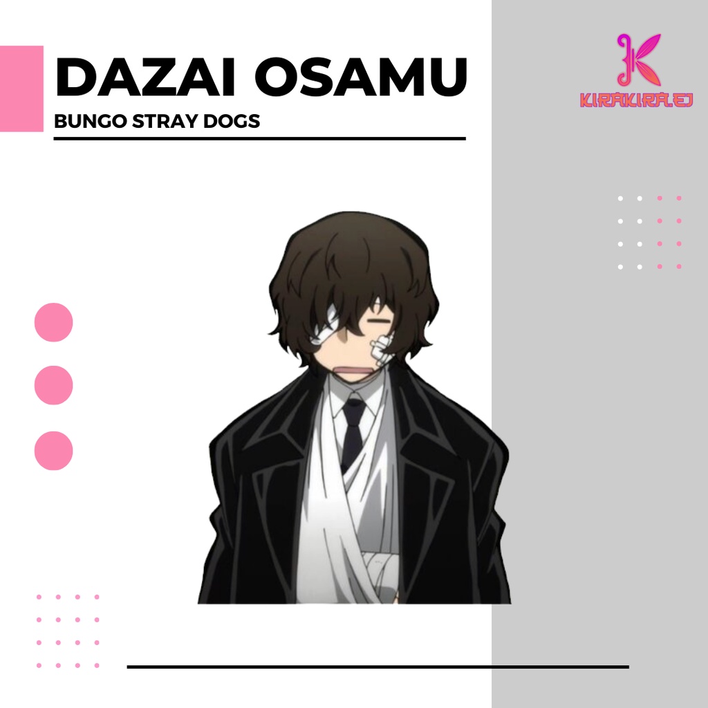 STICKER | Dazai Osamu Sticker | Bungou Stray Dogs | Vinyl Water Proof ...