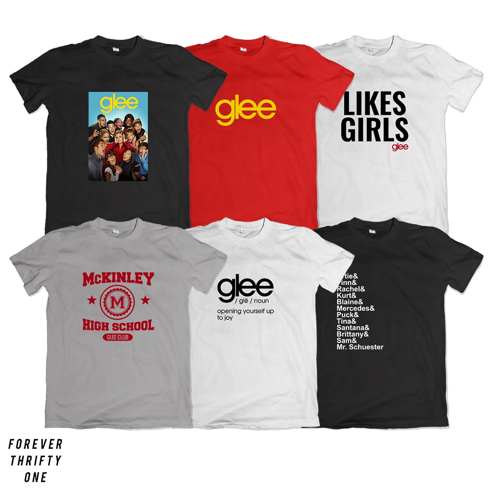 GLEE Shirts Men's Women's Statement Shirt Unisex Shirt T-shirt | Shopee ...