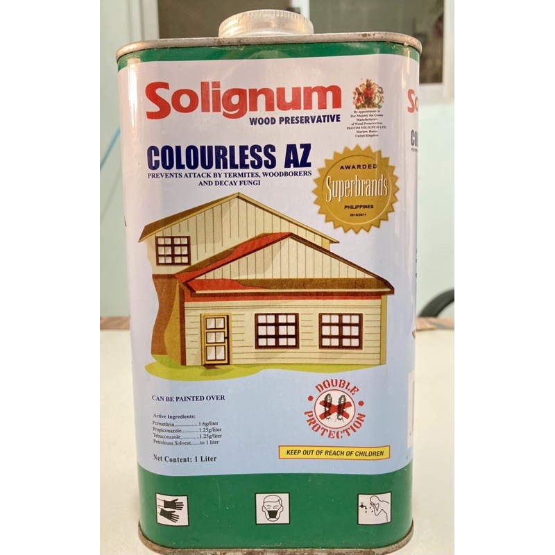 Solignum Wood Preservative Colourless / Clear AZ 1 Liter | Shopee ...