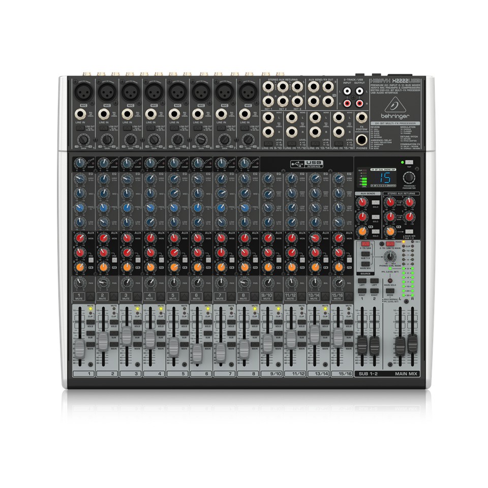 BODEGA SALE Behringer X2222usb Premium 22-Input 2/2-Bus Mixer with ...