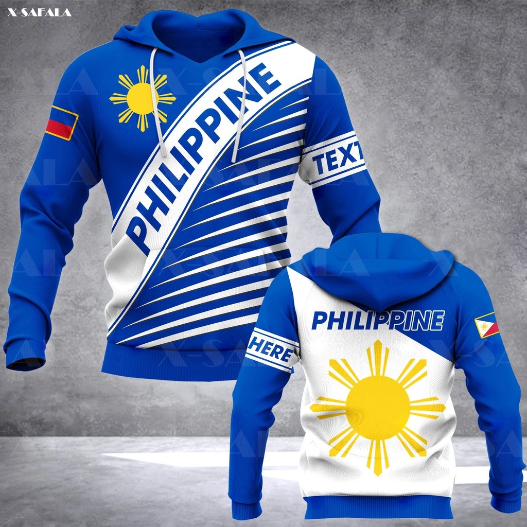 PHILIPPINES COAT OF ARMS VERSION 3D Print Zipper Hoodie Man Pullover ...