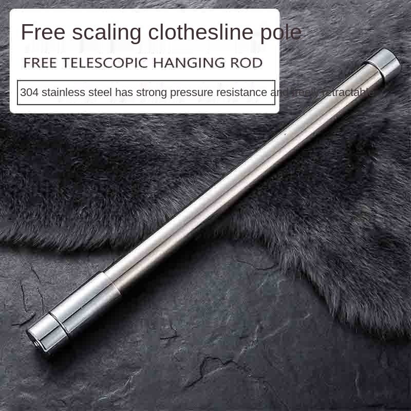 Clothes Rod Clothes-Hanging Wardrobe Rod Curtain Rod Stainless Steel ...