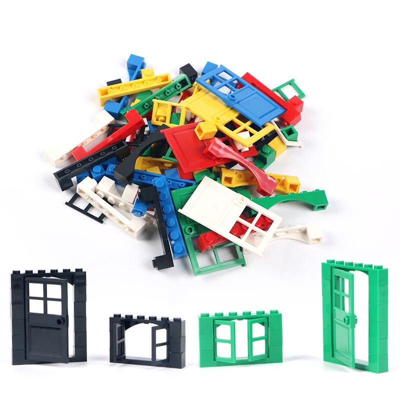 102pcs Door Window Brick Bulk DIY House Building Blocks Compatilbe with ...