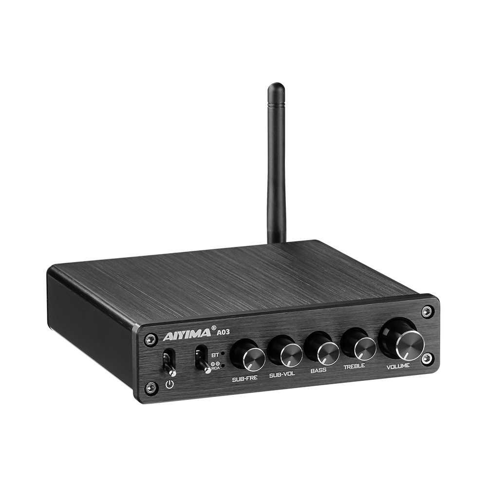 AIYIMA A03 TPA3116 Subwoofer Bluetooth Amplifier HiFi TPA3116D2 2.1 Digital Power Amplifiers ...