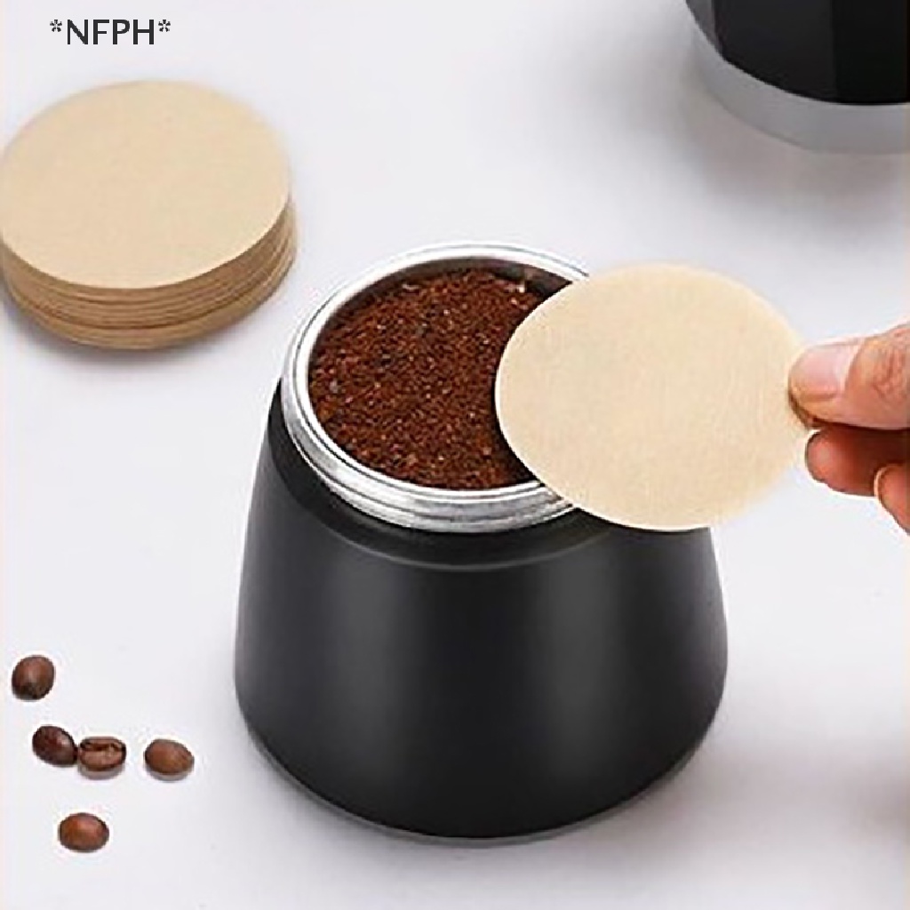 CKFR 100Pcs Moka Coffee Filter Paper 56mm 60mm 68mm For Espresso Coffee ...