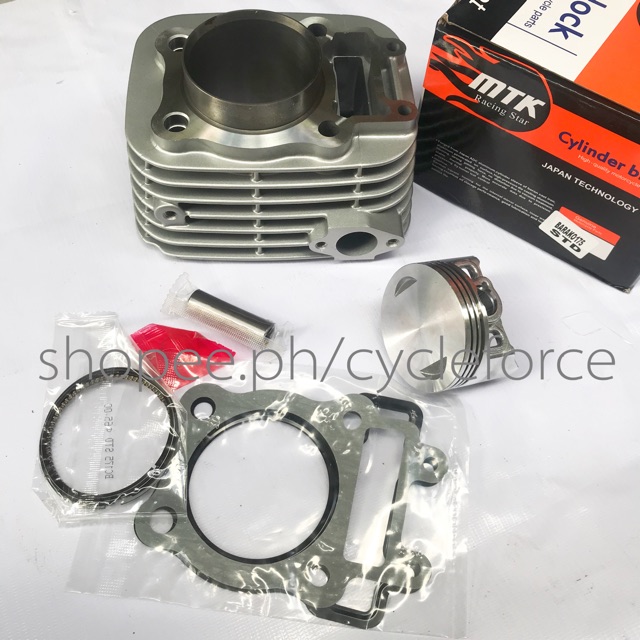 MTK Cylinder Block with piston set barako 175 standard size | Shopee ...