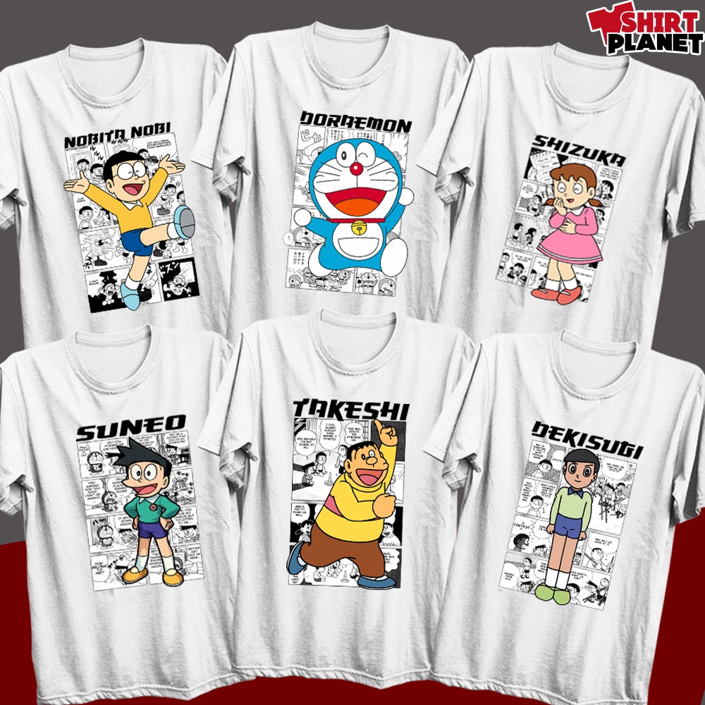 New Drifit Shirt Doraemon Nobita Suneo Damulag Shizuka Shirt Design ...