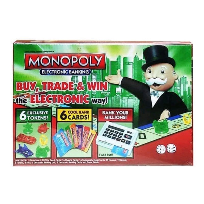 MONOPOLY ELECTRONIC BANKING GAME BUY, TRADE & WIN | Shopee Philippines
