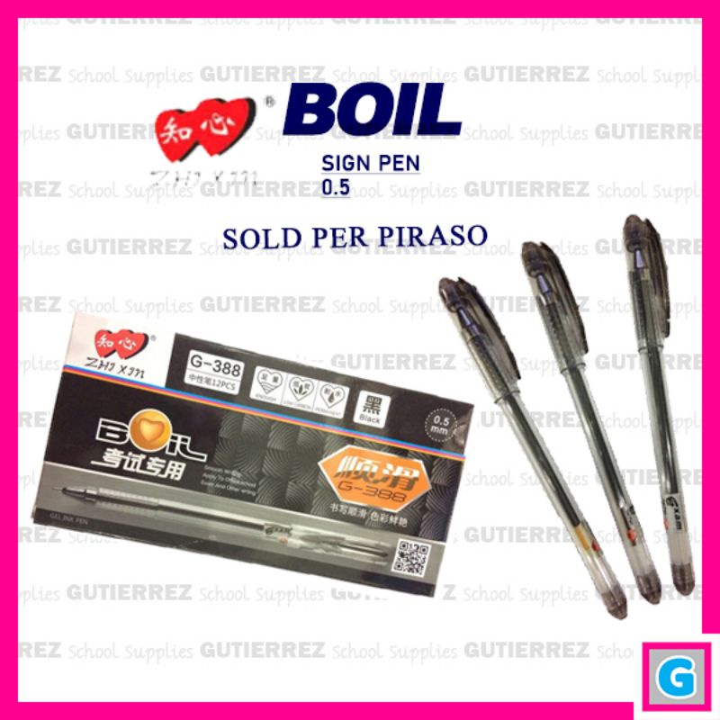 Youmei Boil Sign Pen Black | Shopee Philippines
