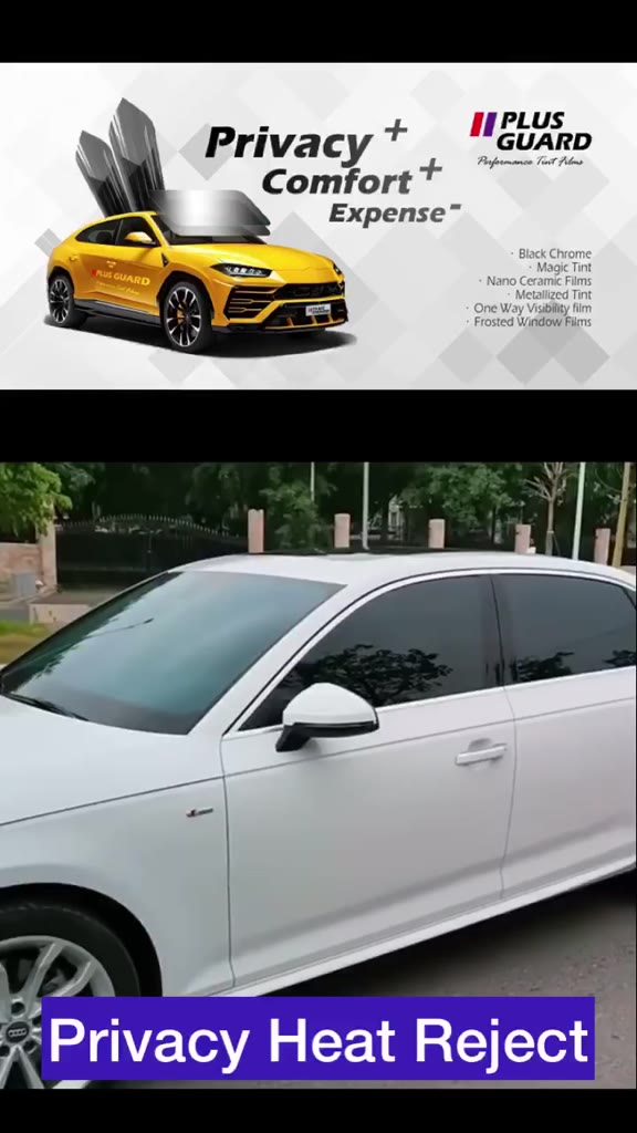 Nano Ceramic Tint Film Heat & UV Block Professional Window Tint Film ...