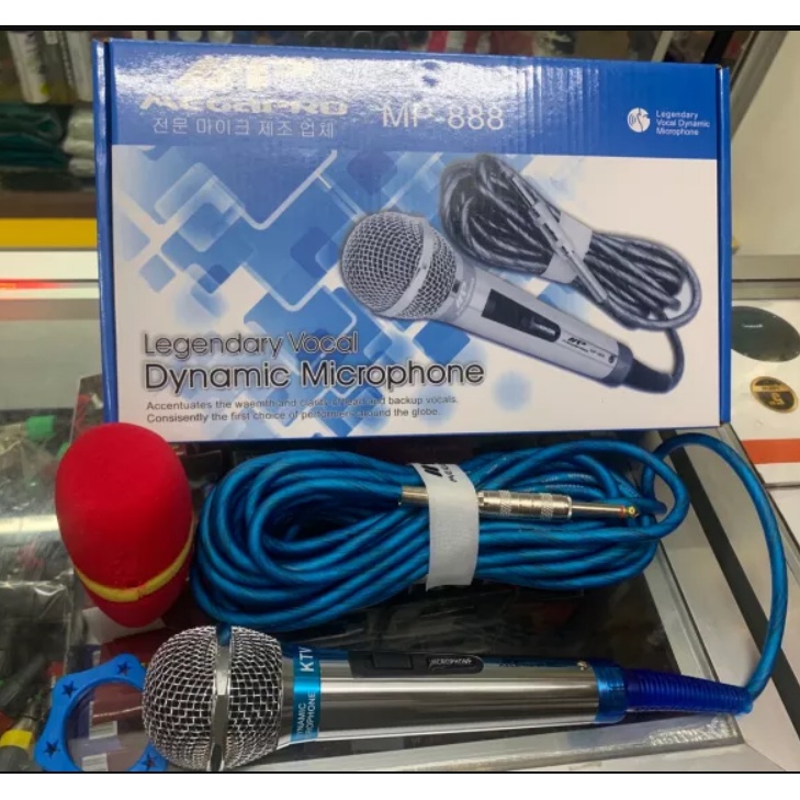Original Megapro Hi-sensitivity MP-888 Professional Legendary Vocal Dynamic Microphone with foam ...