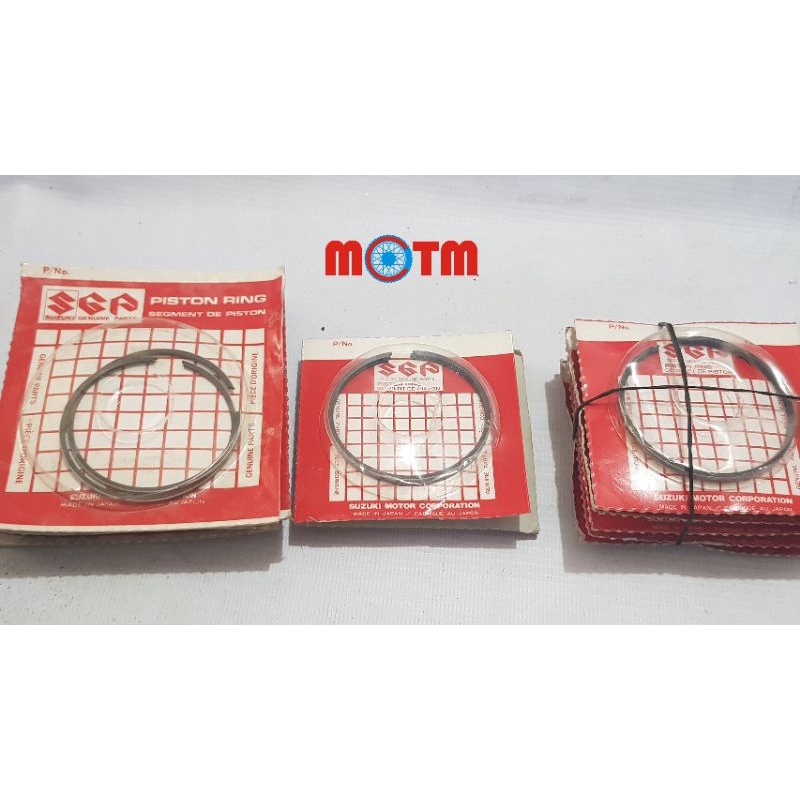 PISTON RING SET FOR SUZUKI GP125/ X4 / TS125 (GENUINE) | Shopee Philippines