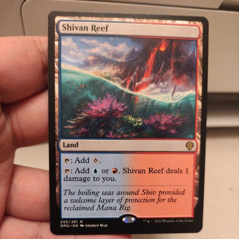 MTG Shivan Reef NM Dominaria United | Shopee Philippines