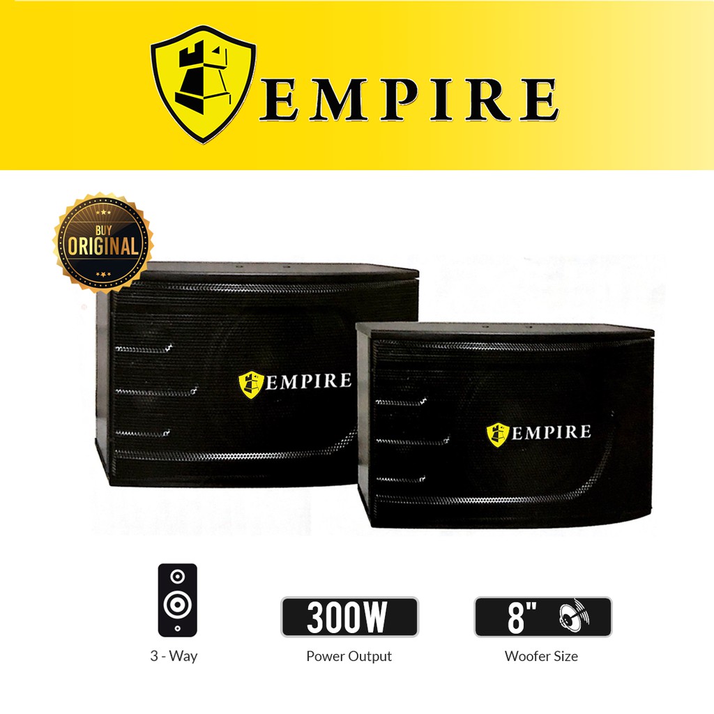 Empire EB-830 300 Watts Karaoke Speaker System for Music Karaoke or ...