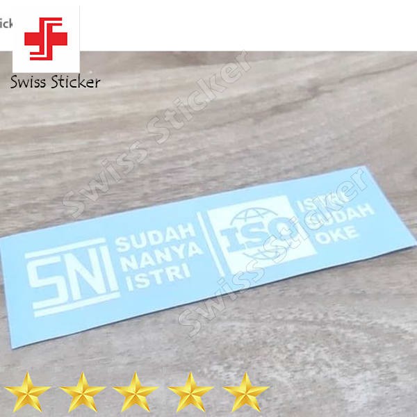 PUTIH Sni parody stickers are asking for wives, suitable for bicycles ...