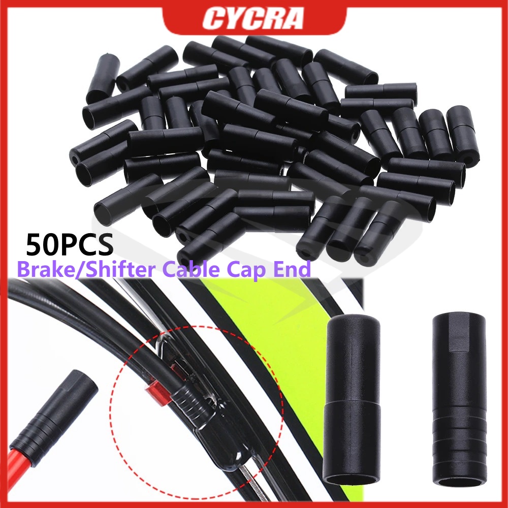 50pcs Bicycle Basic Cable End Caps 4mm Shift 5mm Brake Cable Dustproof ...