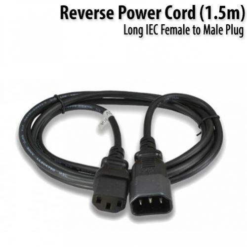 REVERSE POWER CORD MALE TO FEMALE | Shopee Philippines