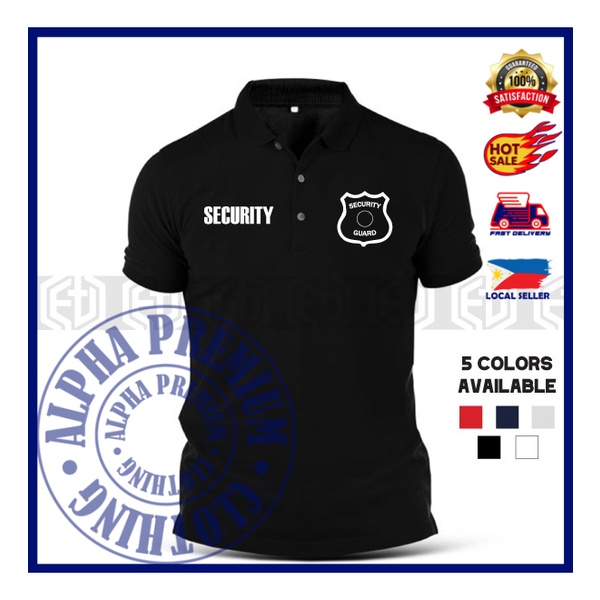 T Shirt Cotton Polo Security T-Shirt Tshirt Sportswear Embroidery ...