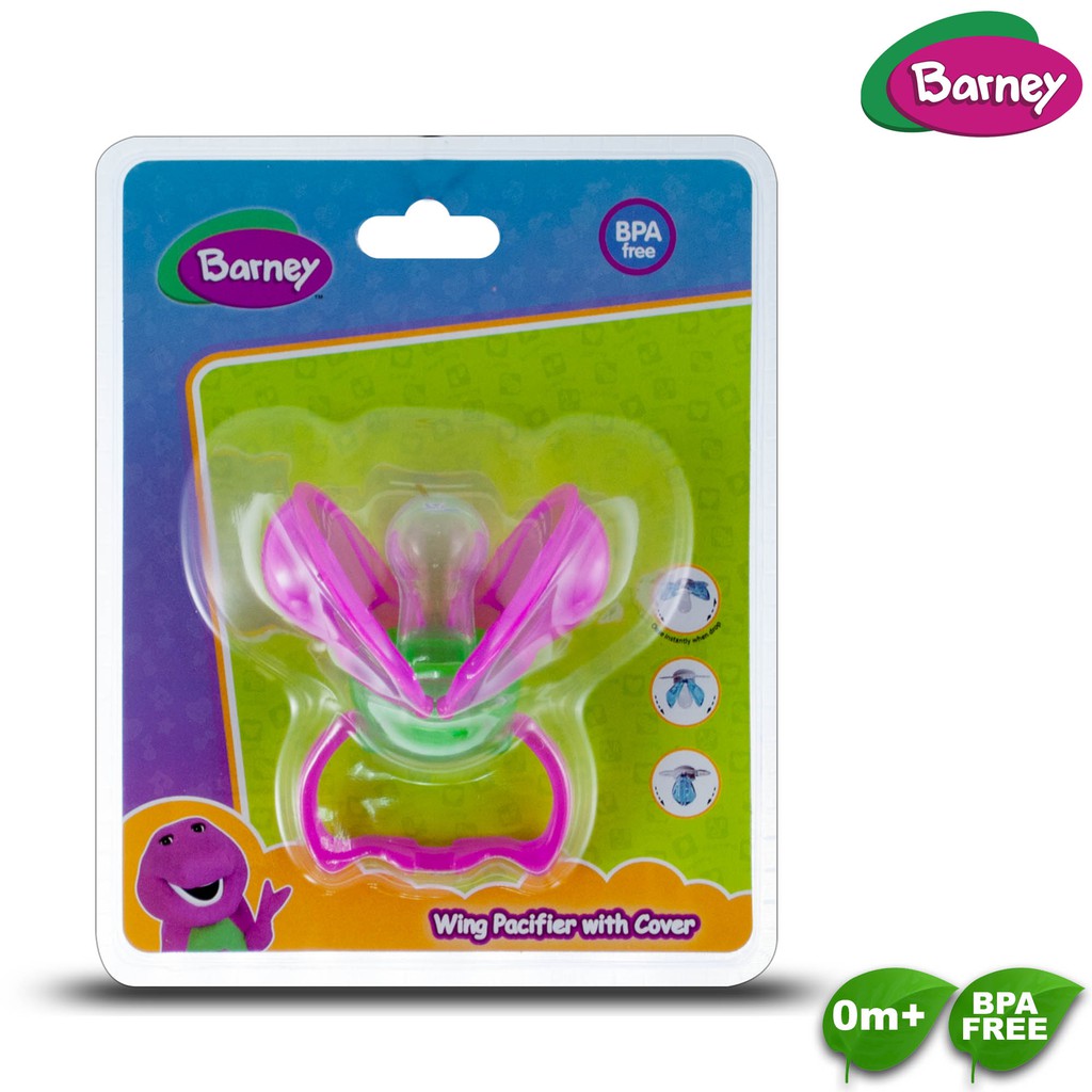 Barney Wing Pacifier with Cover Bpa Free | Shopee Philippines