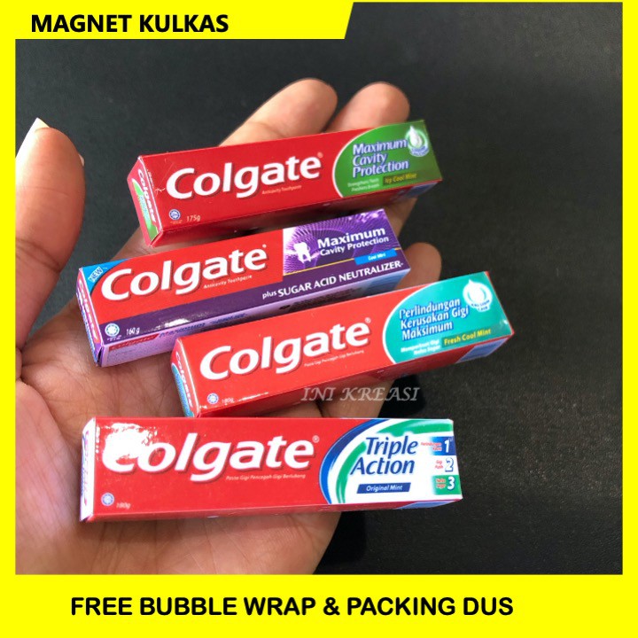 Colgate TOOTHPASTE Refrigerator Miniature MAGNET | Shopee Philippines