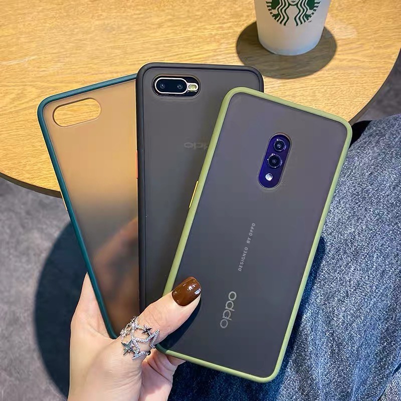 Hit Colors Matte Transparent Frosted Case For OPPO A12 E A5S A312020 ...