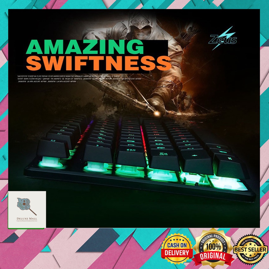 Zeus K001( Amazing Swiftness ）Gaming Keyboard | Shopee Philippines