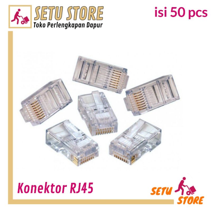 Rj45 Connector contains 50 pcs Laptop Computer Internet Network Cable ...