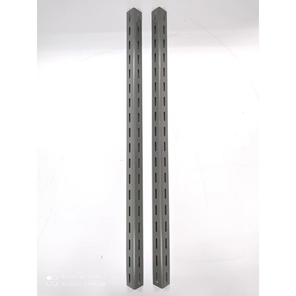 Slotted Angle Bar 1.5" x 1.5" x 2.0mm x 3feet (Gray) - 1pc. with Free ...