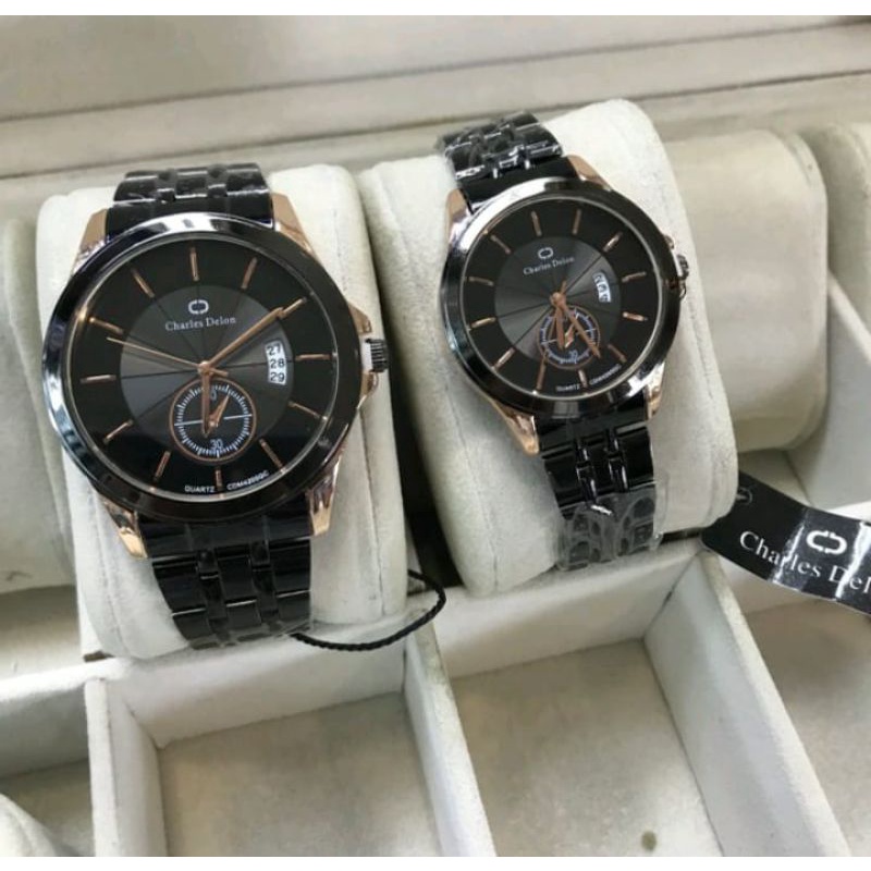 Original Charles delon couple Clock | Shopee Philippines