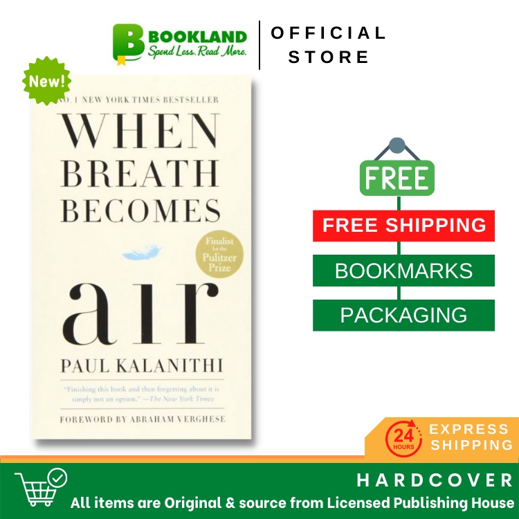 When Breath Becomes Air Hardcover by Paul Kalanithi (100% ORIGINAL ...