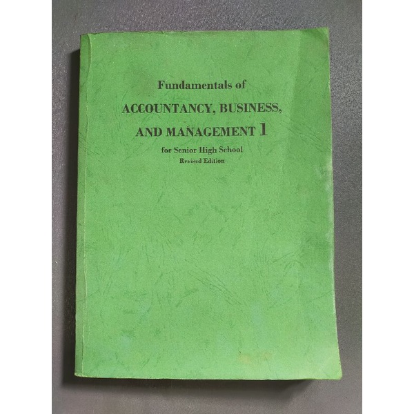 GRADE 11 SHS ABM BOOK - FABM 1(Book Photocopy) | Shopee Philippines