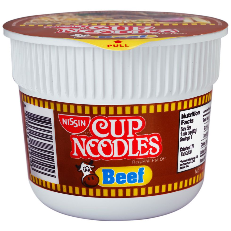 Nissin Mini Cup Noodles Beef 40g | Shopee Philippines