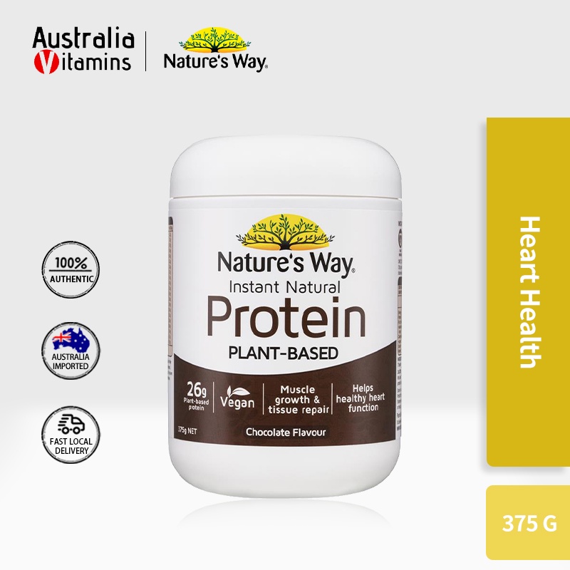 Nature's Way Instant Natural Protein Powder Chocolate Flavour 375g ...
