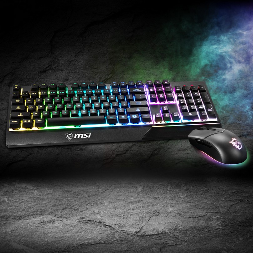 Msi VIGOR GK30 GM11 GAMING COMBO US GAMING KEYBOARD MOUSE | Shopee ...