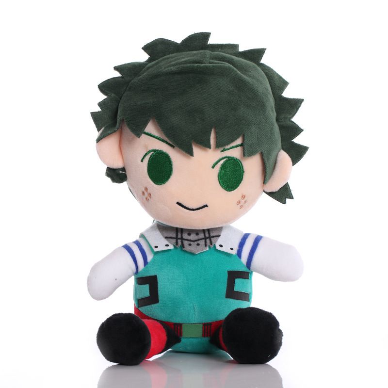 24cm Anime My Hero Academia Midoriya Izuku Deku Plush Toy Stuffed Dolls ...